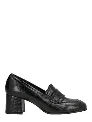 NILA & NILA Patent-effect Loafers - Black