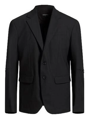 Dsquared2 Blazer Size Polyester, Virgin Wool, Elastane - Black