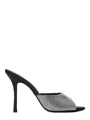 Alexander Wang Alexander Wang Cher Crystal Hotfix Mule Black/silver