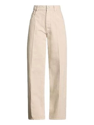 Brunello Cucinelli Cotton, Viscose, Polyester Gabardine Pants - Beige