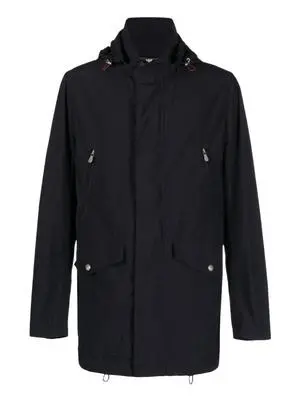 Brunello Cucinelli Zip-up Hooded Jacket - Black