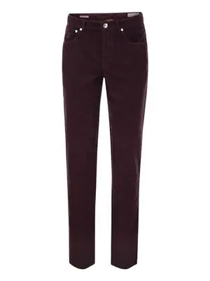 Brunello Cucinelli Brunello Cucinelli Logo Patch Straight-Leg Trousers Black