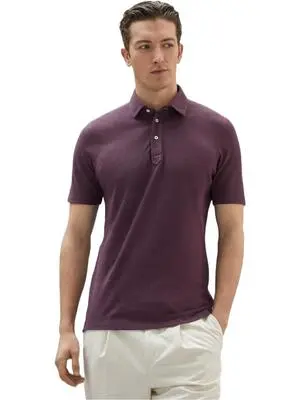 BRUNELLO CUCINELLI Long-sleeve Cotton Polo Shirt
