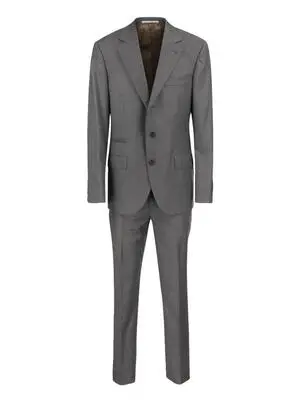 Brunello Cucinelli Single-breasted Suit - Gray