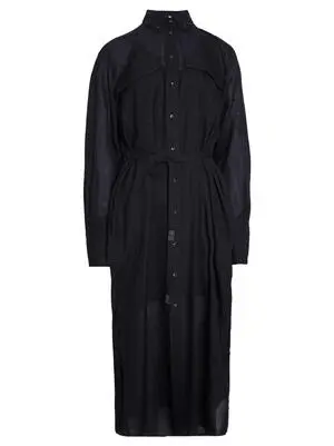 BRUNELLO CUCINELLI Brunello Cucinelli Midi Shirt Dress With Lapel Collar And Button Closure
