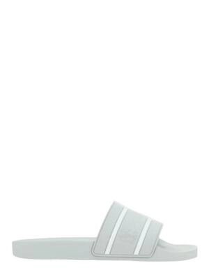 Brunello Cucinelli Striped Pattern Slip-on Slides - Green