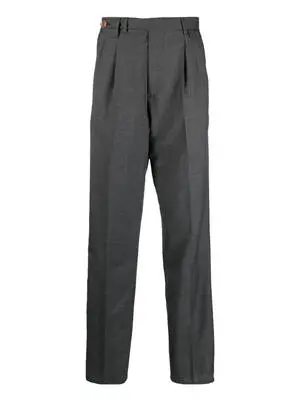 Brunello Cucinelli Mid-rise Tailored Wool Trousers - Black