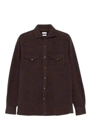 Brunello Cucinelli Button-fastening Overshirt - Black