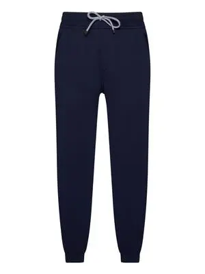Brunello Cucinelli Tapered-leg Drawstring Track Trousers - Black