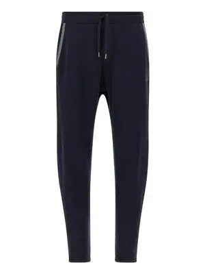 Brunello Cucinelli Brunello Cucinelli Logo Detailed Drawstring Joggers Black