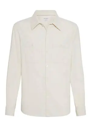 Brunello Cucinelli Long Sleeved Button-up Shirt - No