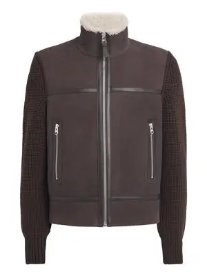 Mackage Jonathan Shearling Jacket - Brown