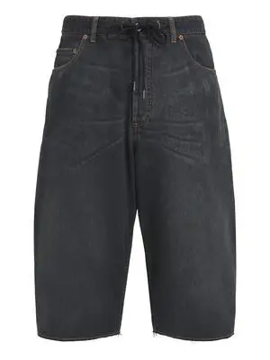 MAISON MARGIELA Denim Drawstring Shorts - Navy