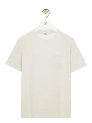 Loewe Anagram Pocket T-shirt - Light Beige