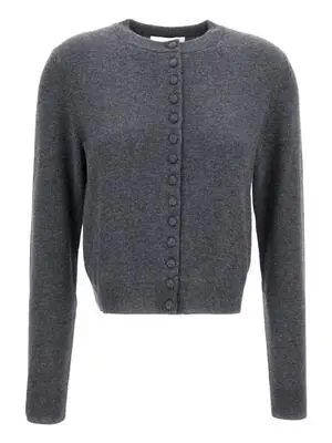 LISA YANG Wilona Cashmere Cardigan - Grey