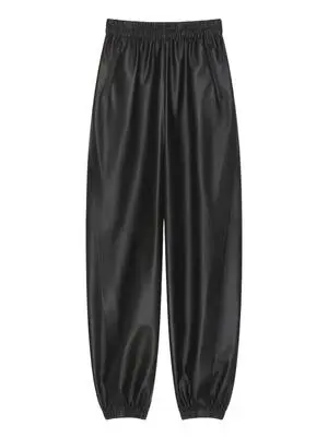 Givenchy Nappa Leather Jogger Pants - Black