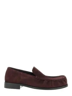 Dries Van Noten Dries Van Noten Suede Loafers Red