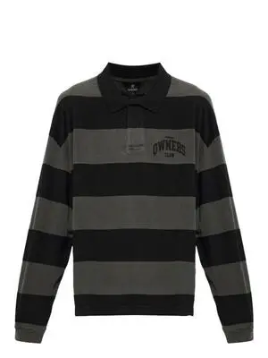 REPRESENT Long-sleeve Polo Shirt - Black