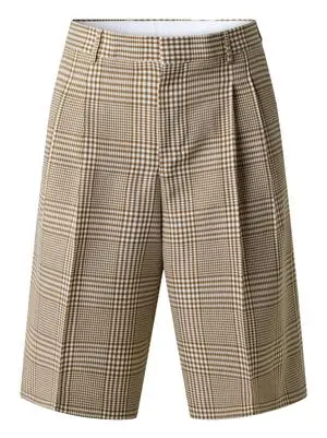 AMI Paris Checkered Bermuda Shorts - No