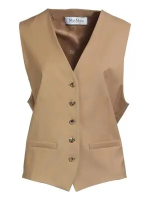 MAX MARA Max Mara Wool Satin Waistcoat