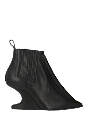 RICK OWENS RICK OWENS Leather Ankle Boots