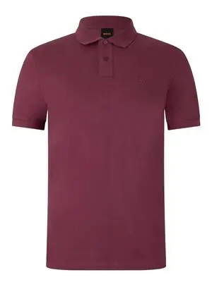 Hugo Boss Minimalist Lapelcollar Polo Shirt - Red