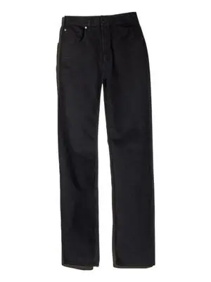 Gucci Cotton Denim Pants With Soft Coating - Black