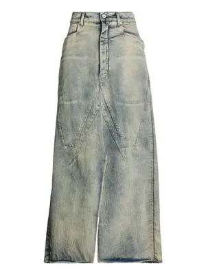 RICK OWENS Rick Owens Flared Denim Skirt