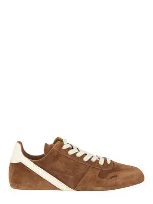 Rick Owens Suede Low-top Trainers - Brown