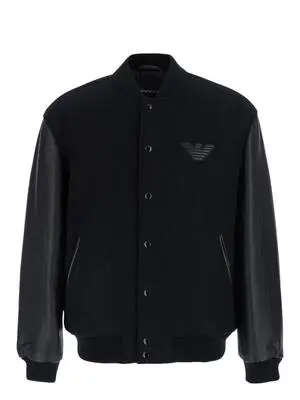 EMPORIO ARMANI EMPORIO ARMANI Long-Sleeve Bomber Jacket
