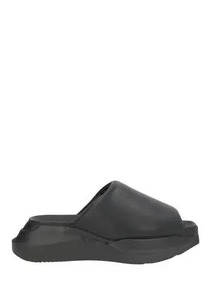 Rick Owens Rick Owens Square Toe Wedge Sandals No
