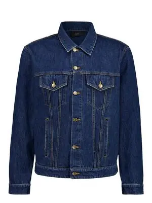 Alanui Embroidered Denim Jacket - Blue