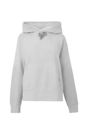 Prada PRADA Crystal Embellished Hoodie No