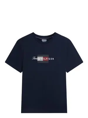 Tommy Hilfiger Regularfit Tshirt - Black