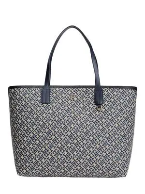 Tommy Hilfiger Monogram Tote Bag - Gray