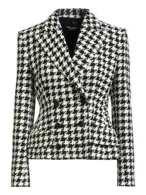 Dolce & Gabbana Double-breasted Blazer With Notched Lapel - Black