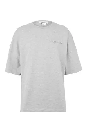 Alexander McQueen Heathergrey Crewneck Shortsleeve Tee - Grey