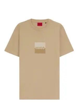 HUGO BOSS Light Khaki Crewneck Shortsleeve Tee