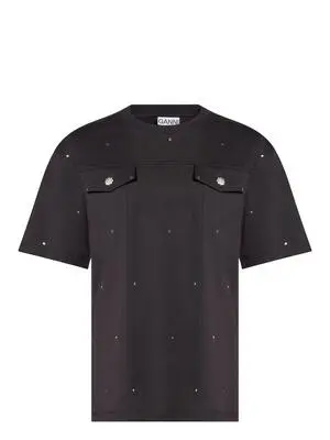 GANNI Ganni Embellished T-Shirt