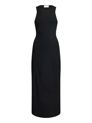 Sportmax Sleeveless Ribbed Maxi Dress - Black