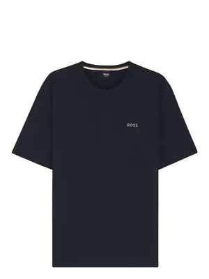 Hugo Boss Crewneck T-shirt With Logo Detail - Black