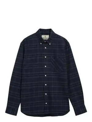 Barbour Buttondown Check Shirt - Black