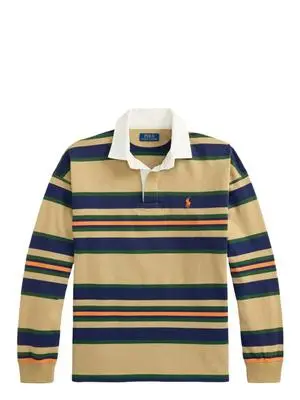 Polo Ralph Lauren Striped Long-sleeved Polo Shirt - No