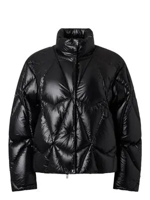 Moose Knuckles MOOSE KNUCKLES Long-Sleeved Quilted Down Jacket Black