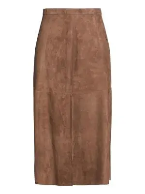 MAX MARA Max Mara Leather Midi Skirt