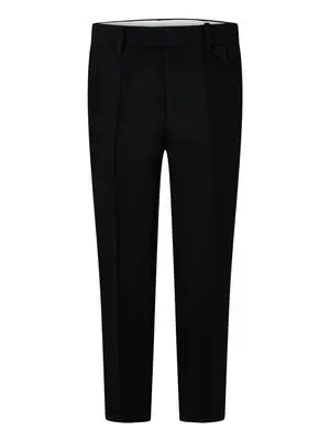 Bottega Veneta Tailored Straight Leg Trousers - Black
