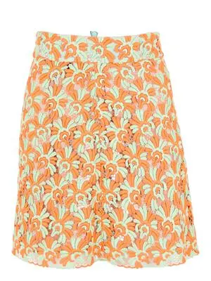 Gucci GUCCI Floral Lace Midi Skirt No