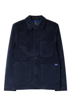 Paul Smith Navy Corduroy Work Jacket - Black