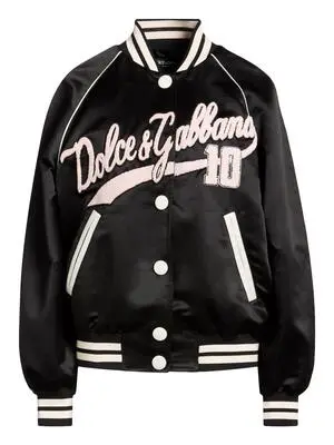 DOLCE & GABBANA Dolce & Gabbana Appliquéd Varsity Jacket