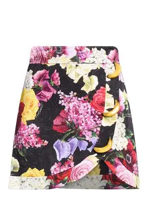 DOLCE & GABBANA Dolce & Gabbana Floral Jacquard Mini Skirt